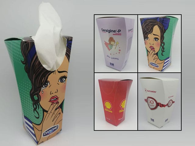 Tissue Boxes - Custom printed Tissue Boxes - Promo Forever